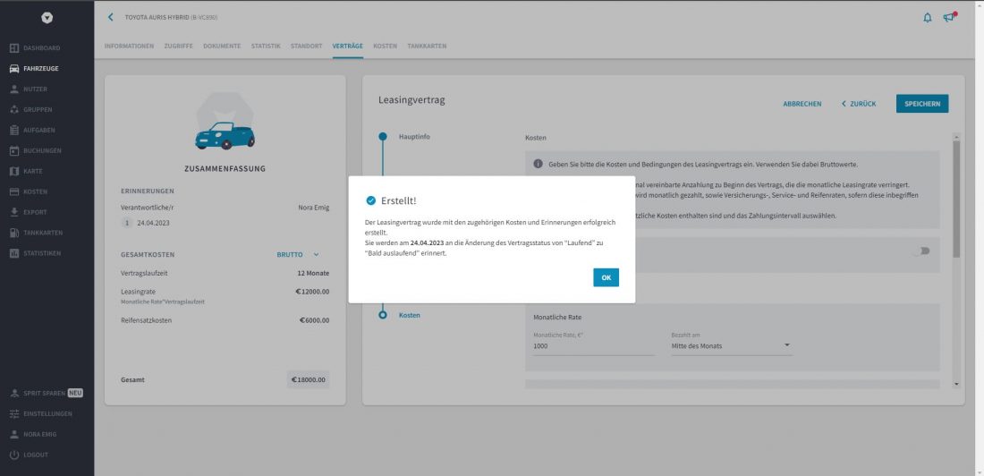 So einfach klappt Vertragsmanagement mit Vimcar Fleet